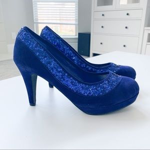Mascotte | Shoes | Mascotte Royal Blue Heels Sogo2 | Poshmark
